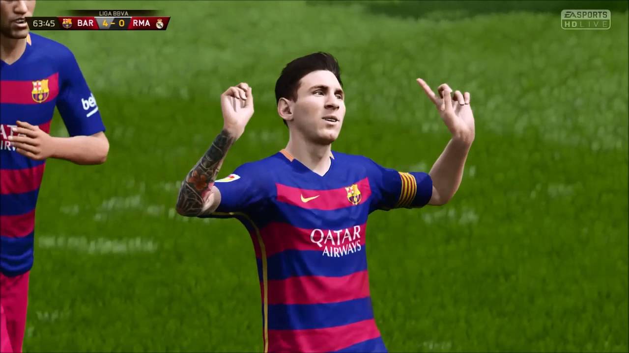 Fifa 16 mode carrière clasico (Bar vs Rma) - YouTube
