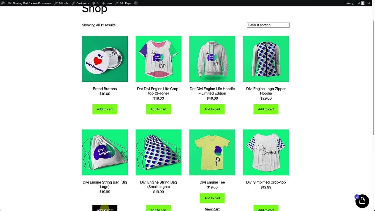 How to Add a Floating Cart in WooCommerce Website for Free - YouTube