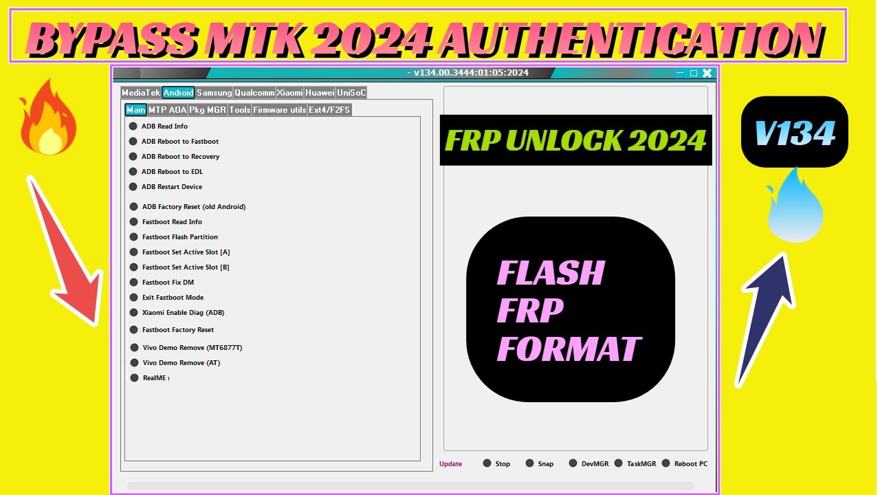 MTK Auth Bypass Tool v134.00.3444 | MI Unlock tool | SAMSUNG FRP BYPASS ...