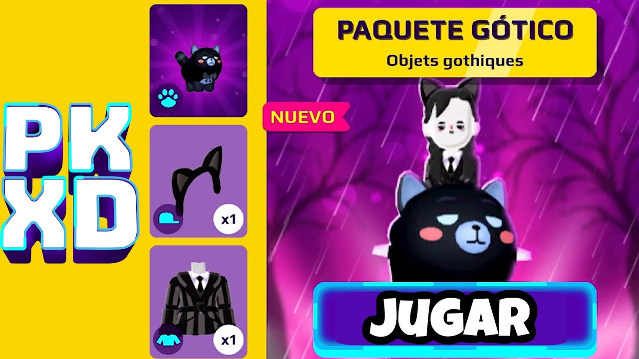 EN EXCLUSIVA OUTFIT DE MERLINA ADDAMS EN PKXD 😱 YA DISPONIBLE ! - YouTube