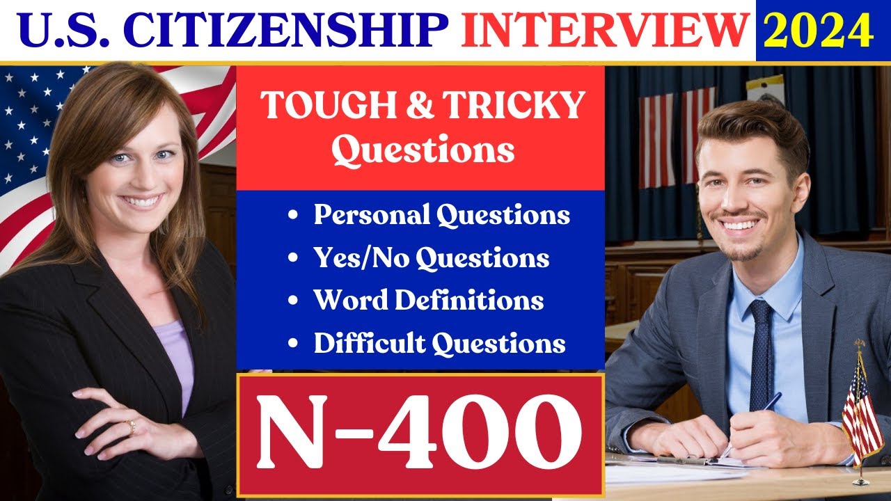 NEW! US Citizenship Interview (Actual Case) 2024 Questions & Answers ...