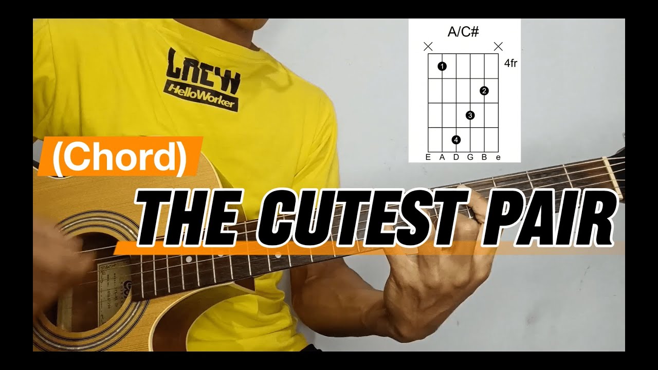REGINA SONG - THE CUTEST PAIR (GUITAR CHORD TUTORIAL) - YouTube