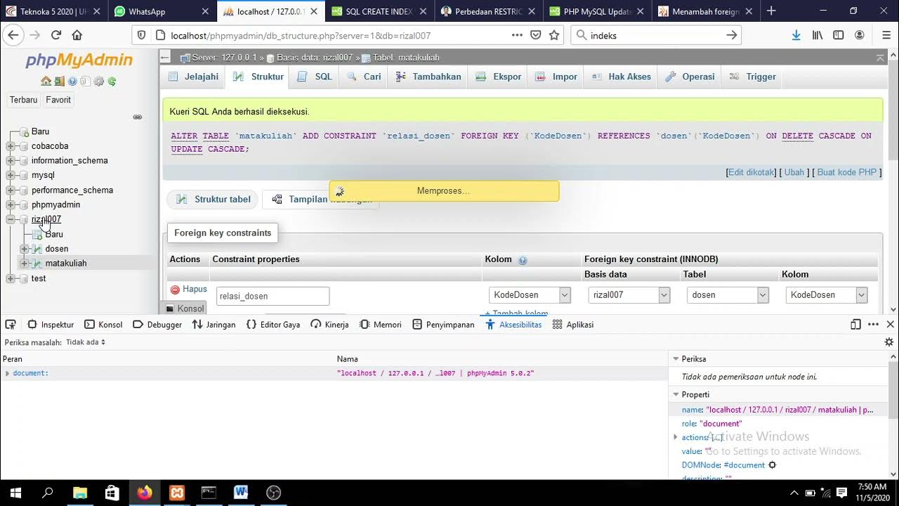 MySQL Episode 3B: Updating dan Relasi Antar Table - YouTube