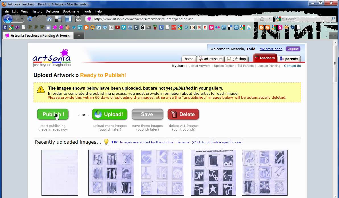 How To: Upload artwork to Artsonia - YouTube