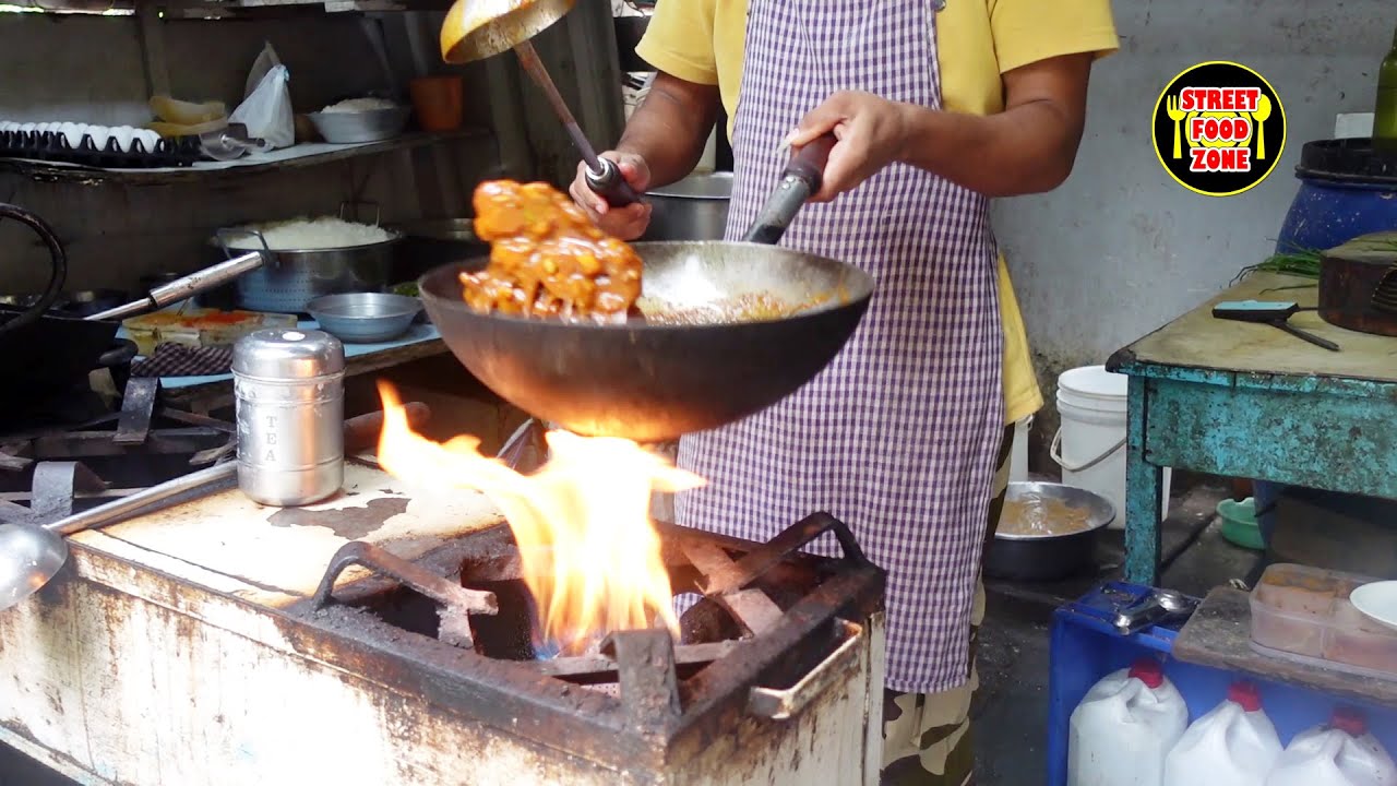 Gobi Manchurian Making | Street Food Style Gobi Manchurian Recipe ...