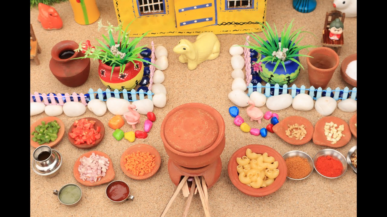 Tasty Veg Pasta 🍝💛/Miniature recipes/Miniature Food Lab 🤞💛 - YouTube