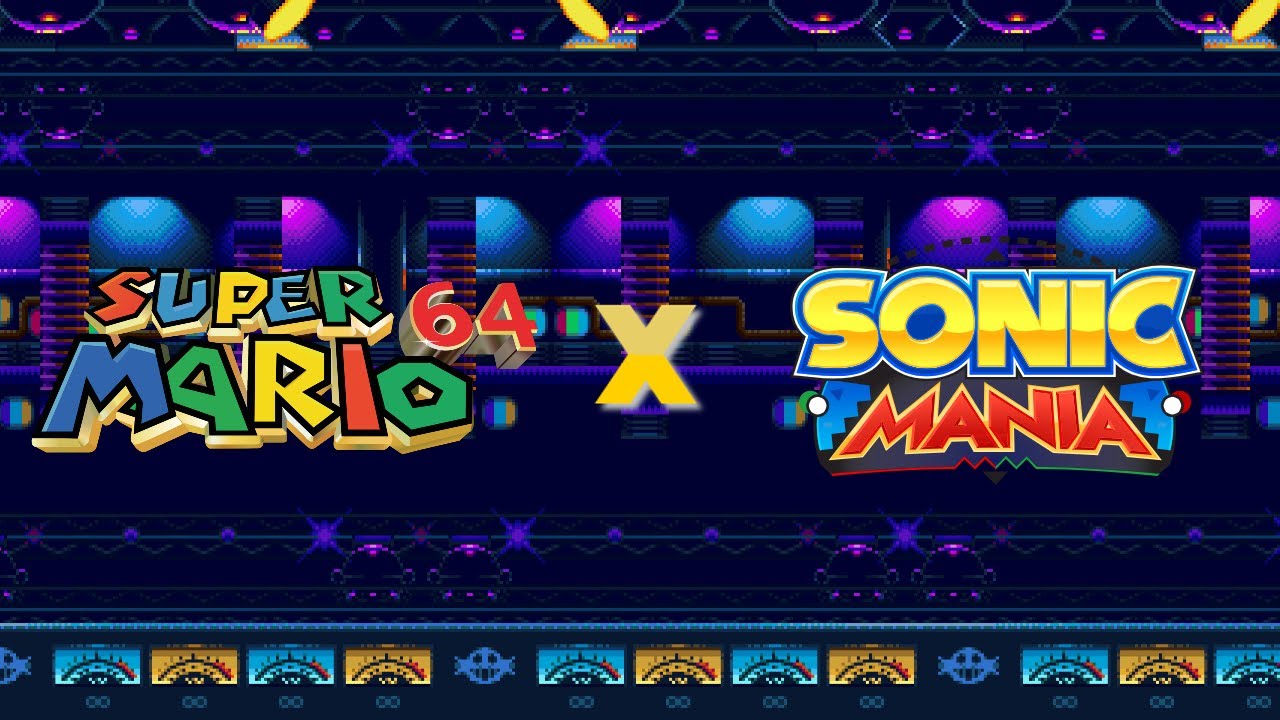 Super Mario 64 X Sonic Mania - Studiopolis Act 2 - YouTube