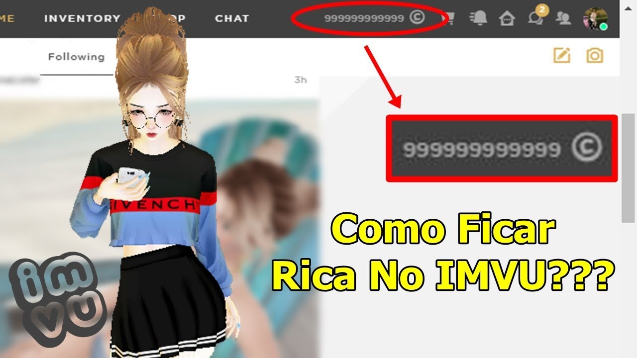 COMO GANHAR DINHEIRO NO IMVU??? (TUTORIAL) - YouTube