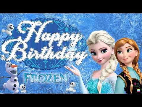 Frozen Happy Birthday Song | Frozen | 1080P HD | Backdrop