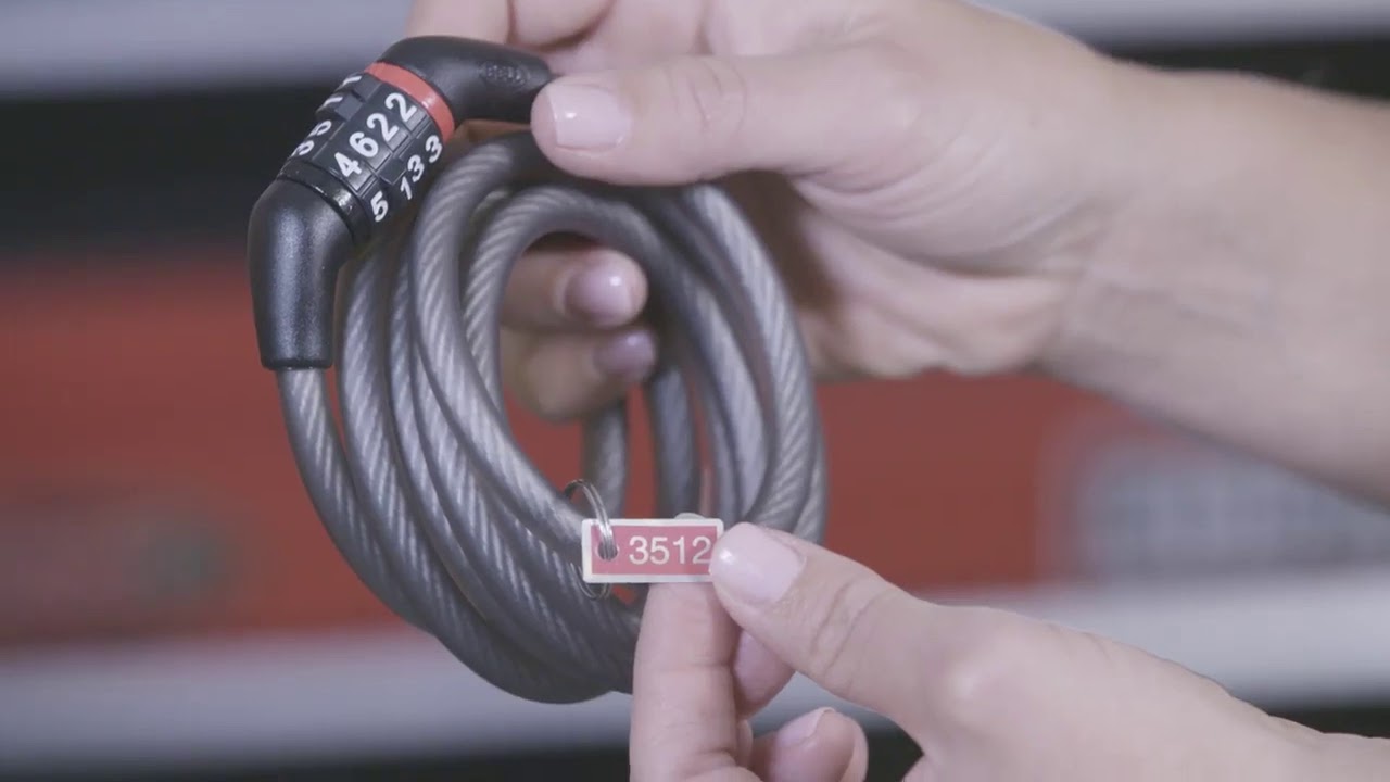 Bell Ballistic 500 Cable Bike Lock - YouTube