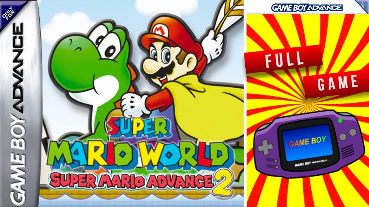 SUPER MARIO WORLD: SUPER MARIO ADVANCE 2 (GBA) - Full Gameplay ...