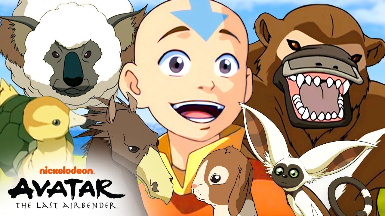 Team Avatar's Cute & Wild Creatures! w/ Aang, Toph, Sokka & Katara ...