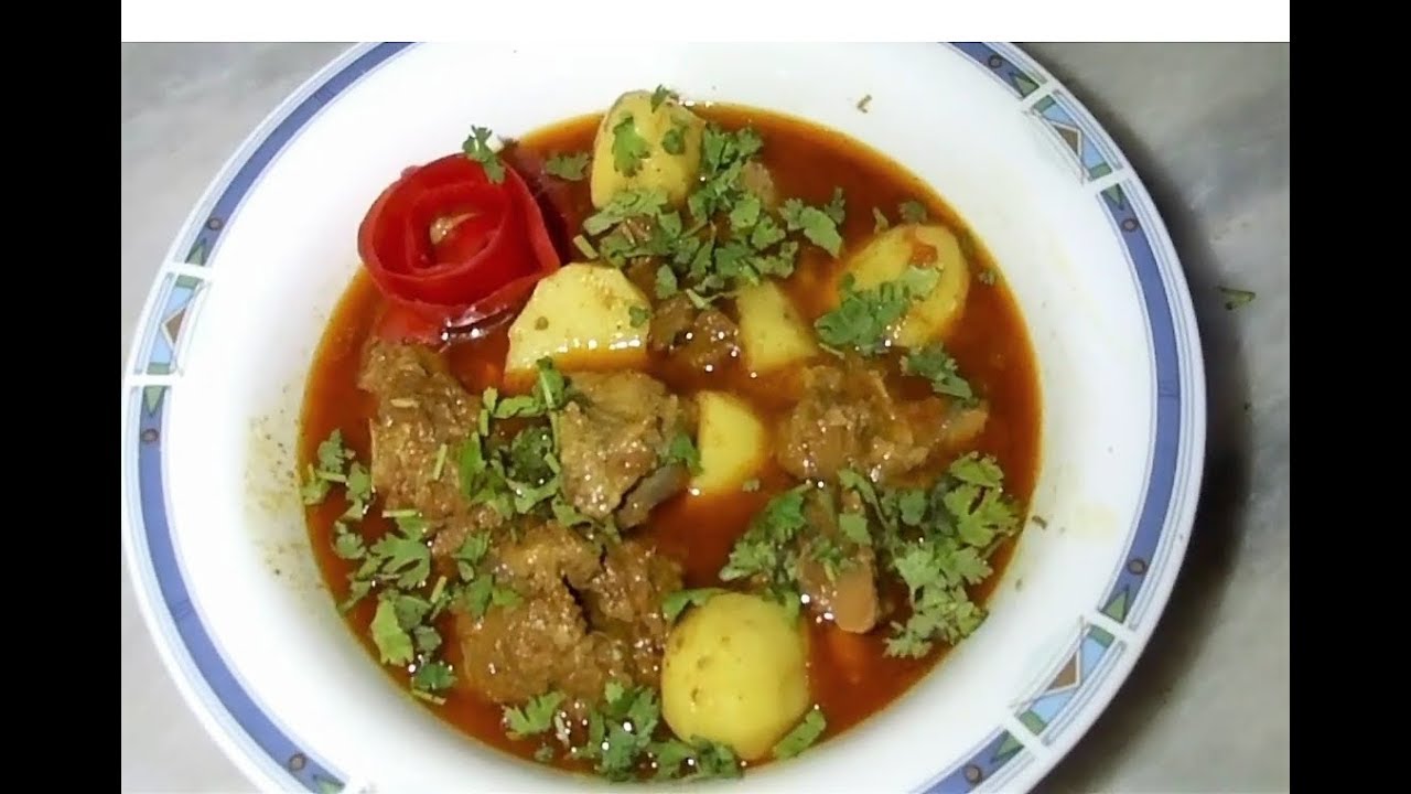 Aloo Ghosht Recipe By Hadia's Cooking - YouTube