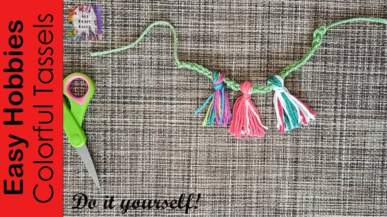 How to Make Easy Tassels | For Beginners - YouTube