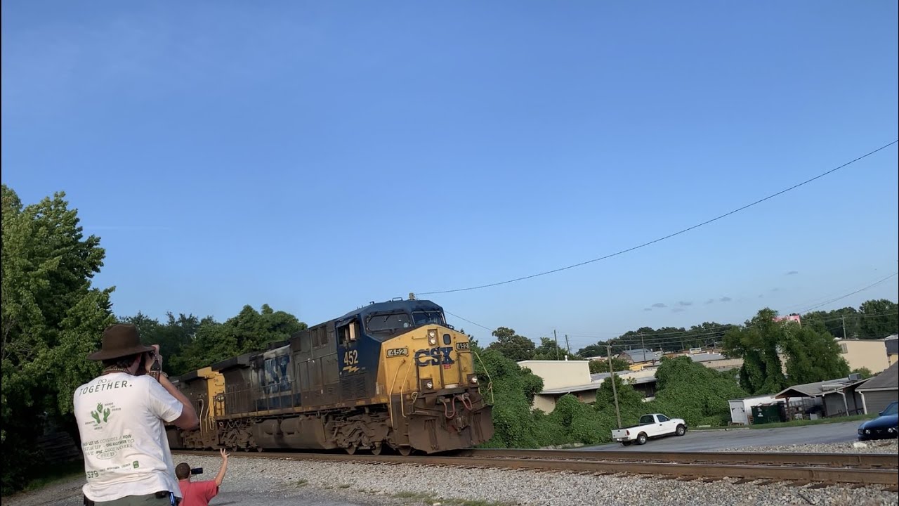 CSX 452 Leads M580-31 Thru Tucker, GA 7/31/2022 - YouTube