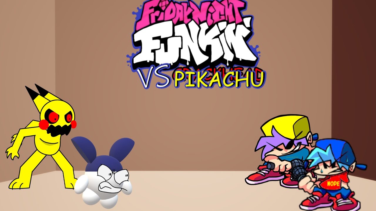 FNF Crackhead Pikachu Mod Android - YouTube