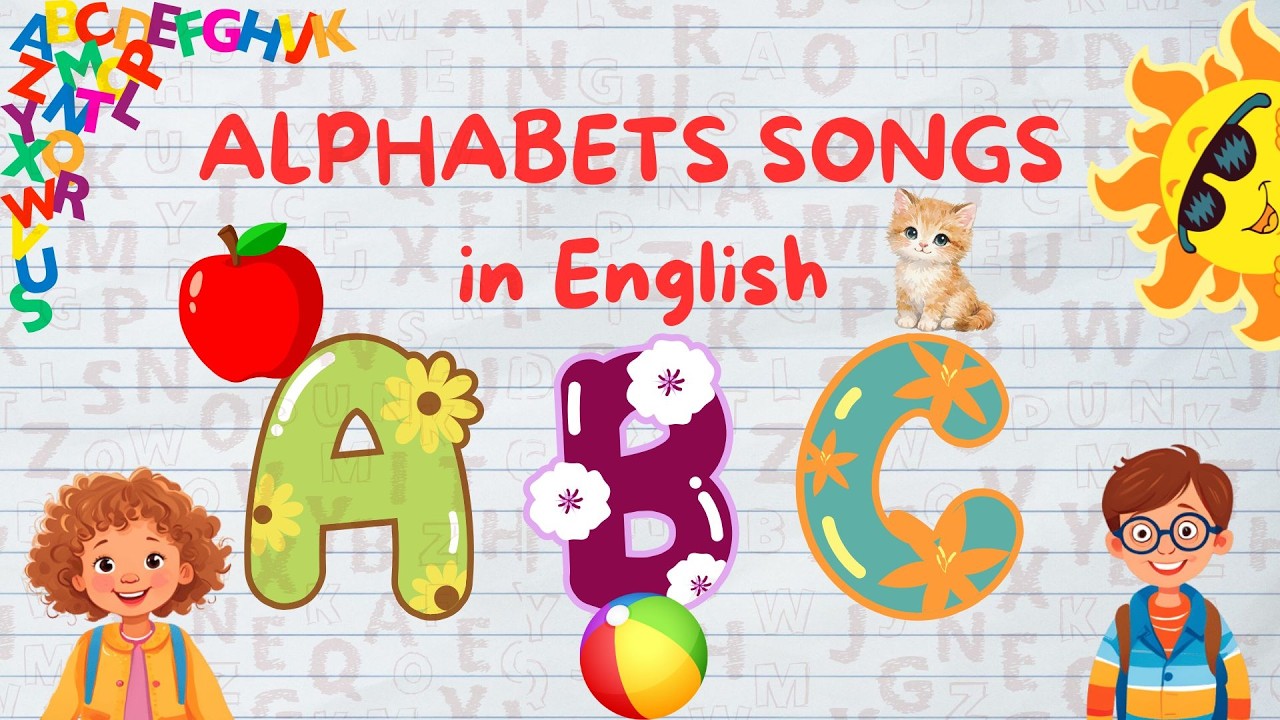 ABC Alphabet Song for Kids | Learn Letters A to Z with Funny Animals ...