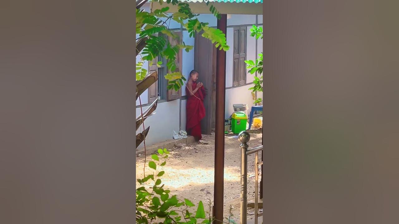 ကိုရင်ဝတုတ်ဟုခေါ်သည် သူများတွေဆွမ်းခံကြွတော့မယ် သူကတံခါးကြားမှာ မုန့