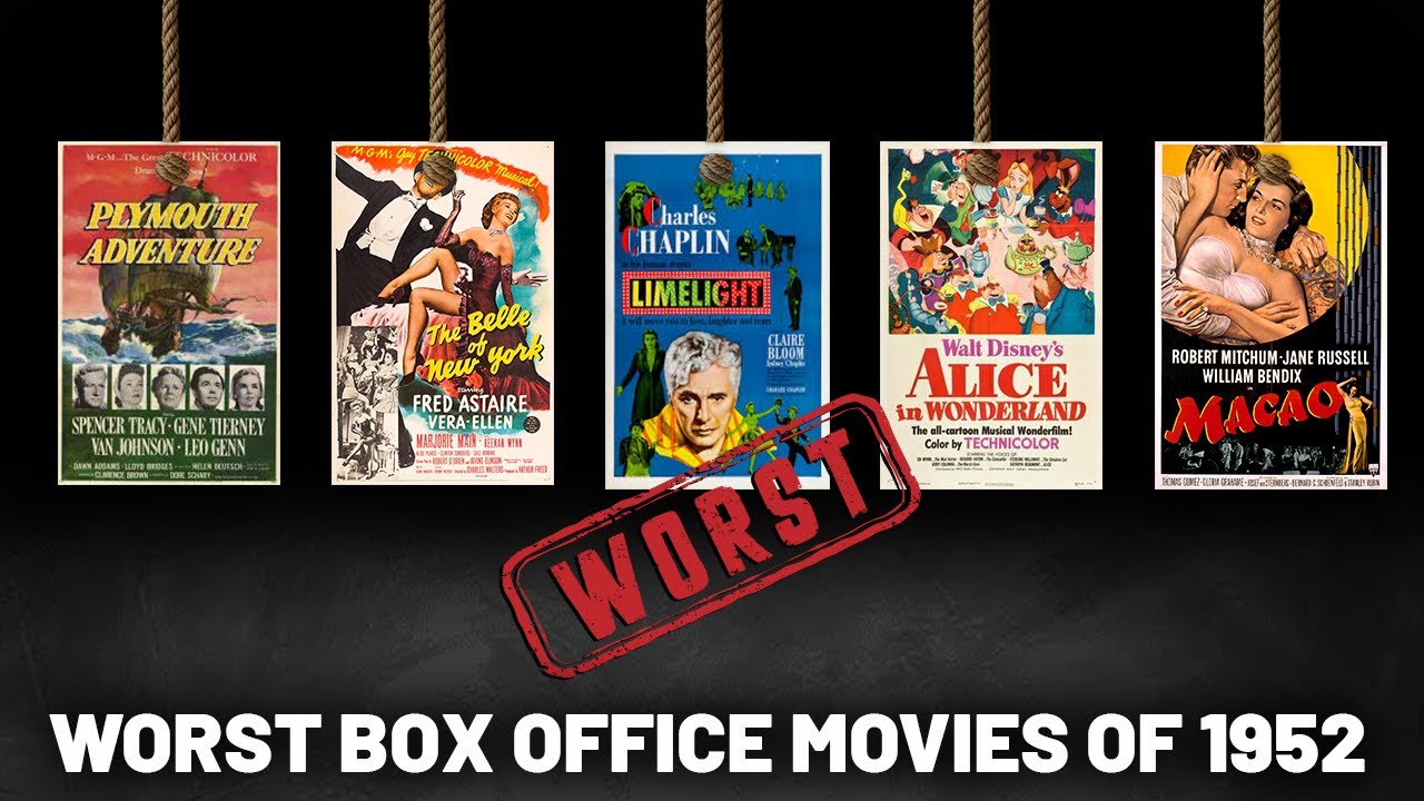 The 13 Worst Box Office DISASTERS of 1952 Hollywood’s Costliest ...