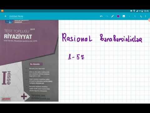Rasional bərabərsizliklər 1-57