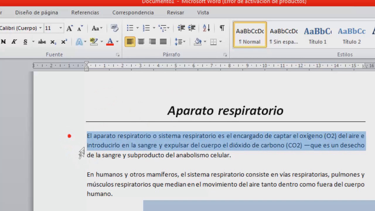 Word Clase 3 Alineación Interlineado Viñetas - YouTube