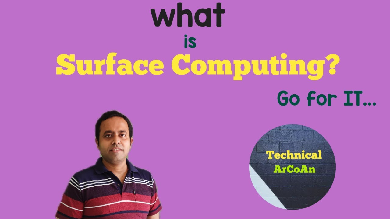What is Surface Computing? | Surface Computer | Surface Computing - YouTube