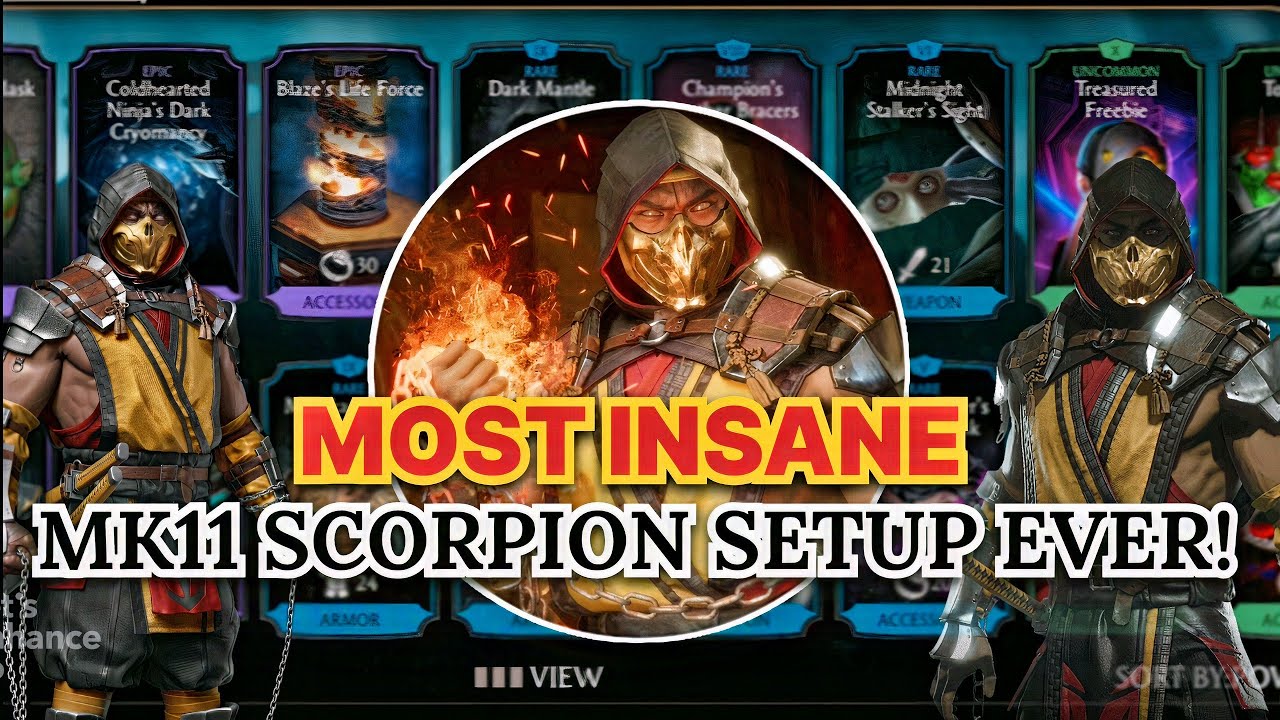 🔥Most Insane Setup for Mk11 Scorpion 🤯 | Mk Mobile - YouTube