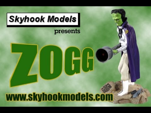 Monster Model Review #147 ZOGG the Martian by Skyhook Models - YouTube