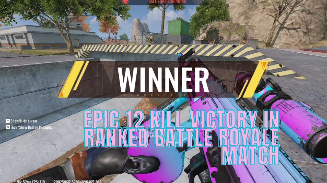 "Blood Strike Gameplay: Epic 12 Kill Victory in Ranked Battle Royale ...
