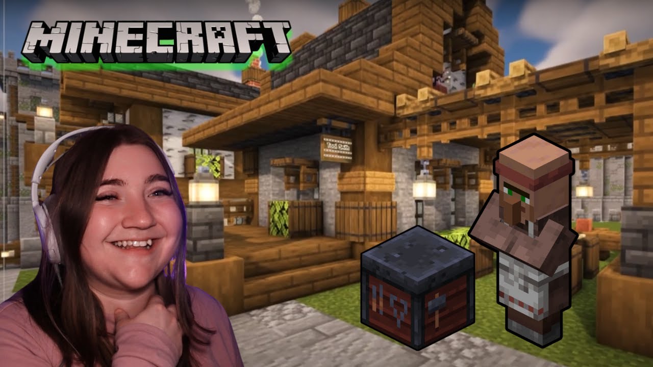 Building A Toolsmith House! Minecraft - YouTube