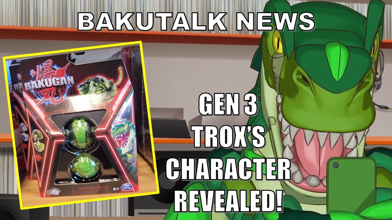 Gen 3 Trox's Character REVEALED! Gen 3 Products at Barnes & Noble ...