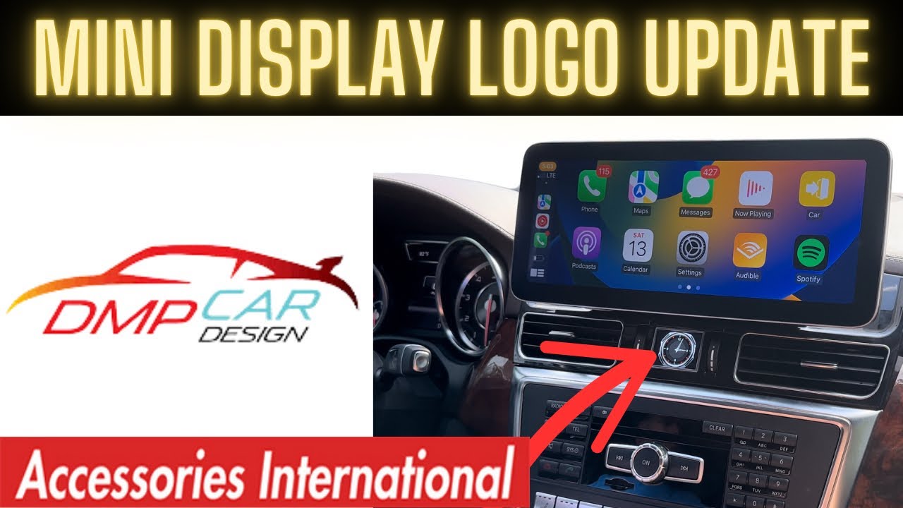 How To Change Mini Logo on DMP Android Mercedes Airvent Screens ...