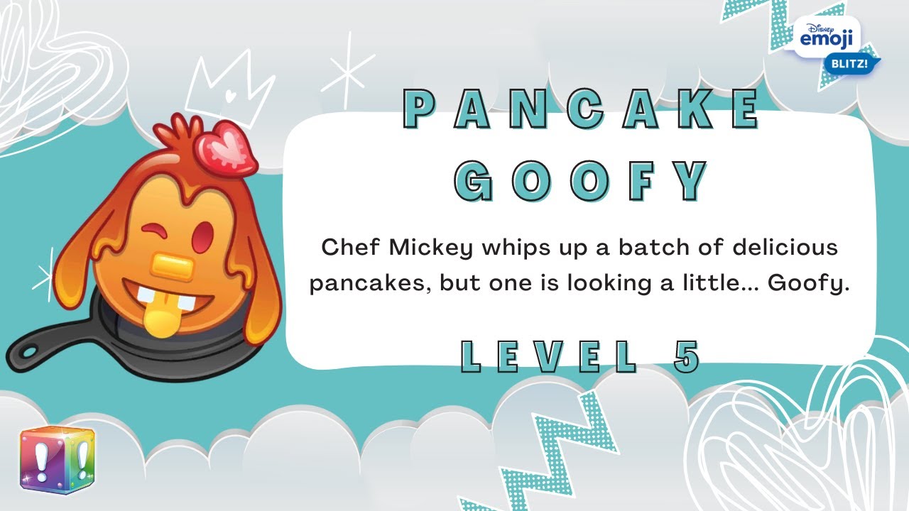 Disney Emoji Blitz - Pancake Goofy (Level 5) - Mickey & Friends ...
