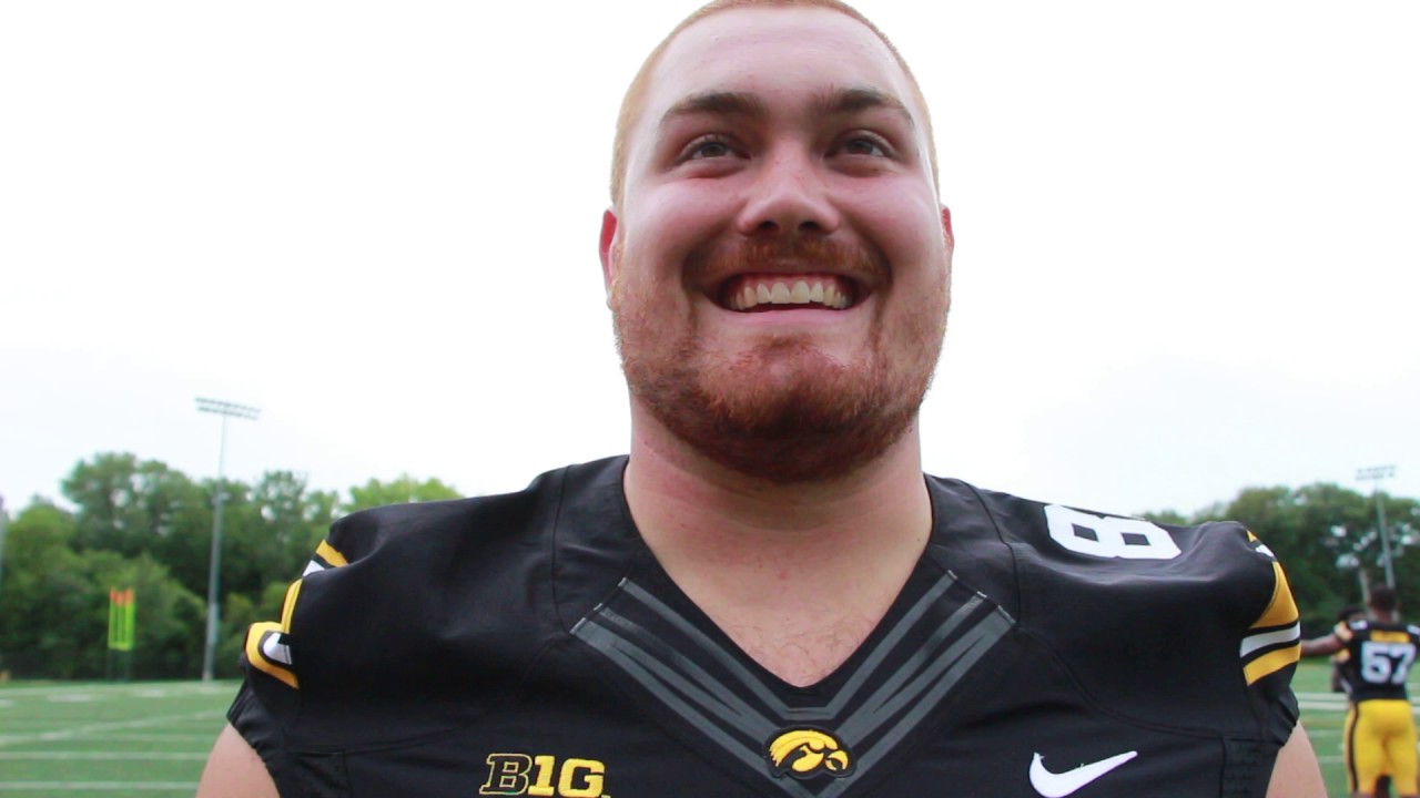 Jake Hulett At Iowa Hawkeye Media Day - YouTube