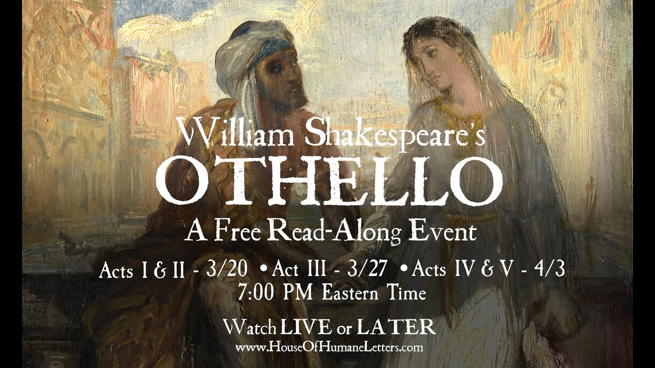 Othello Read Along Acts 1 and 2 - YouTube