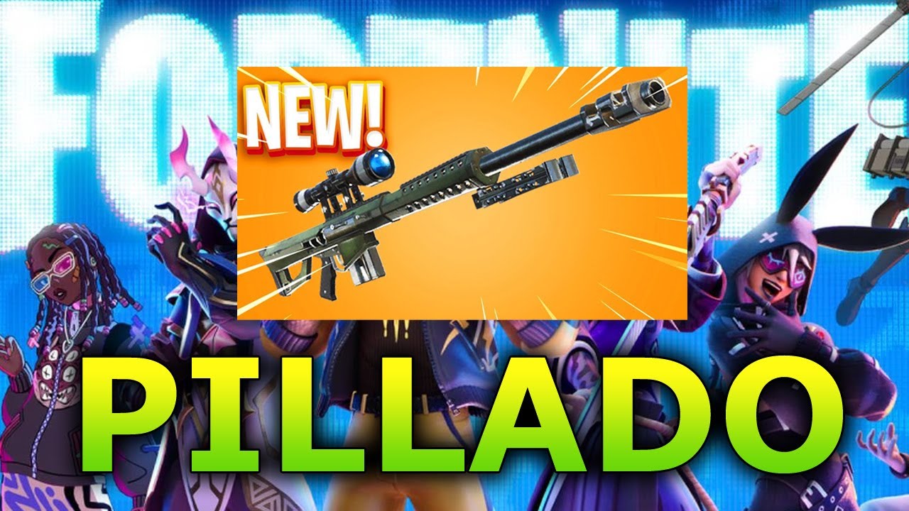 SNIPER CERROJO BARRET CALIBRE 50 FORTNITE TEMPORADA 2 CAPITULO 4 MEGA ...