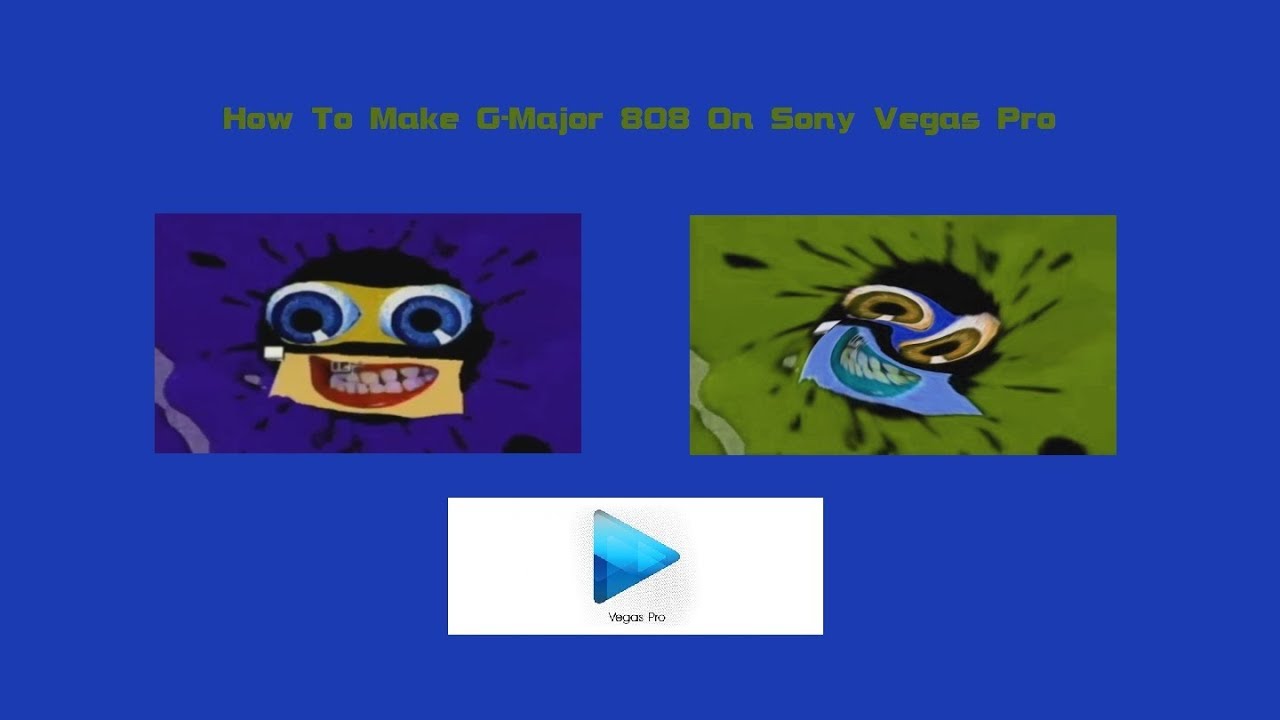 How To Make G-Major 808 On Sony Vegas Pro - YouTube