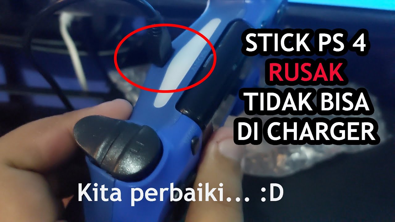 STIK PS 4 TIDAK BISA DI CAS ??? Tenang ini Solusinya.. :D - YouTube