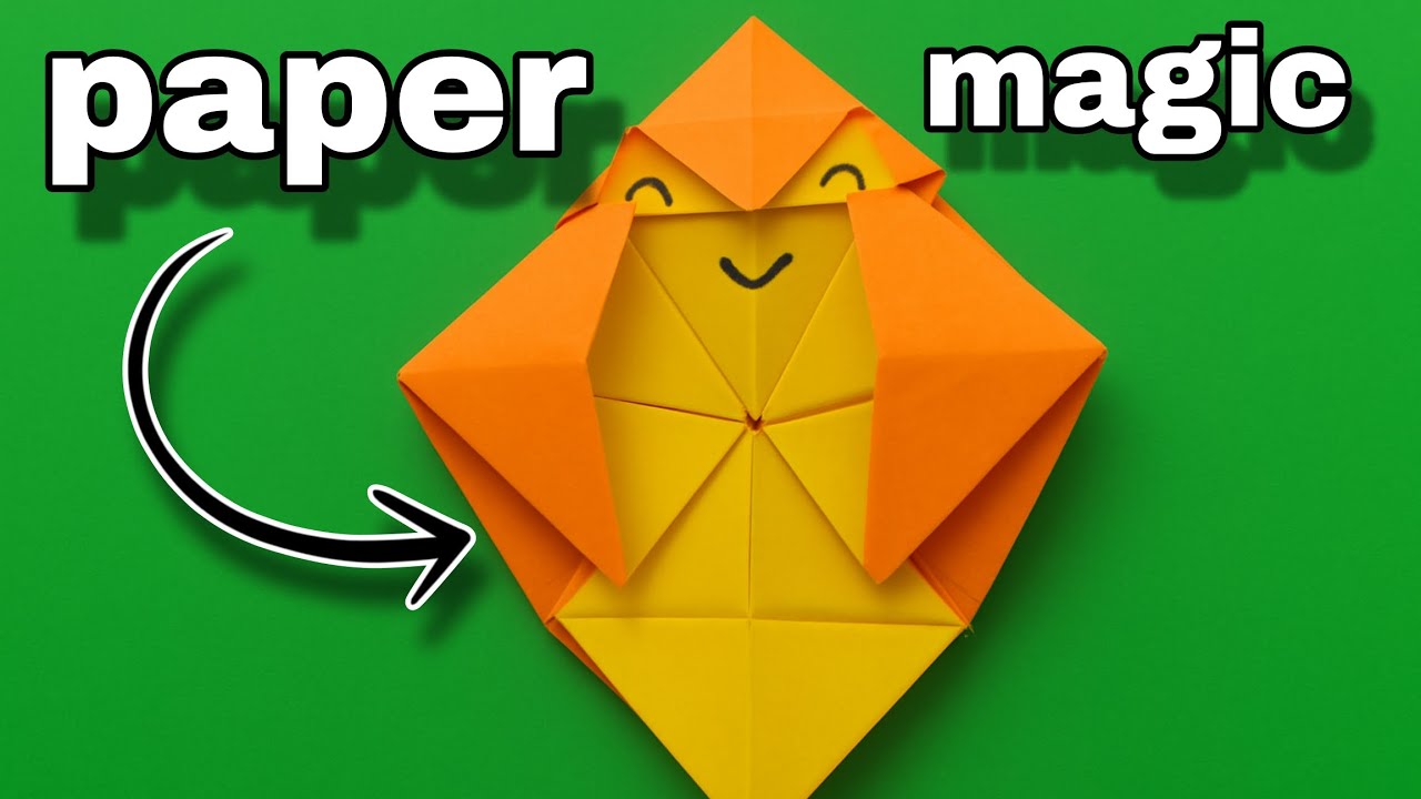 Cutest Origami Character Ever! (So Easy!) - YouTube