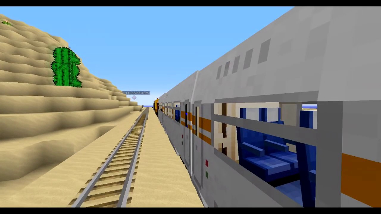Minecraft High Speed Train - YouTube