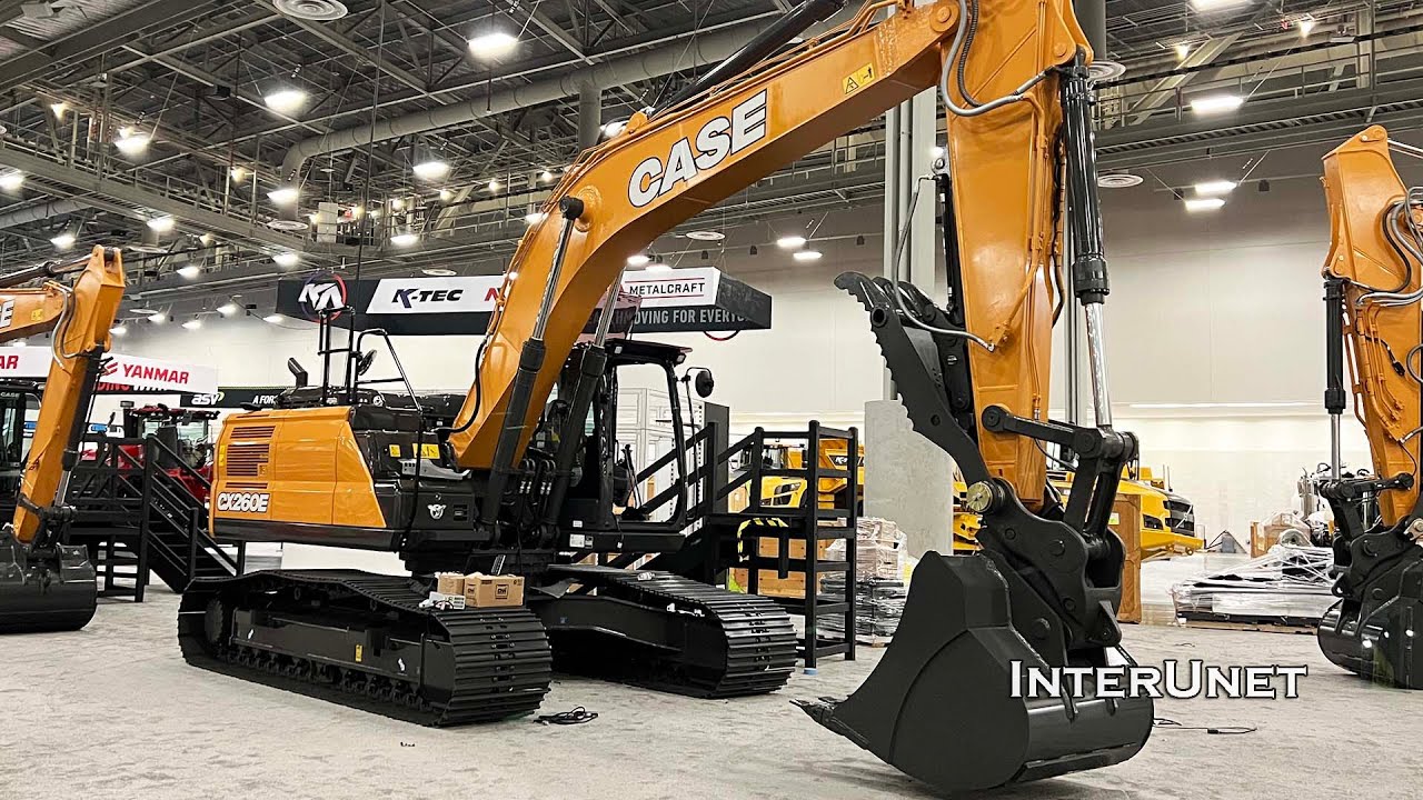 CASE CX260E large crawler excavator - YouTube