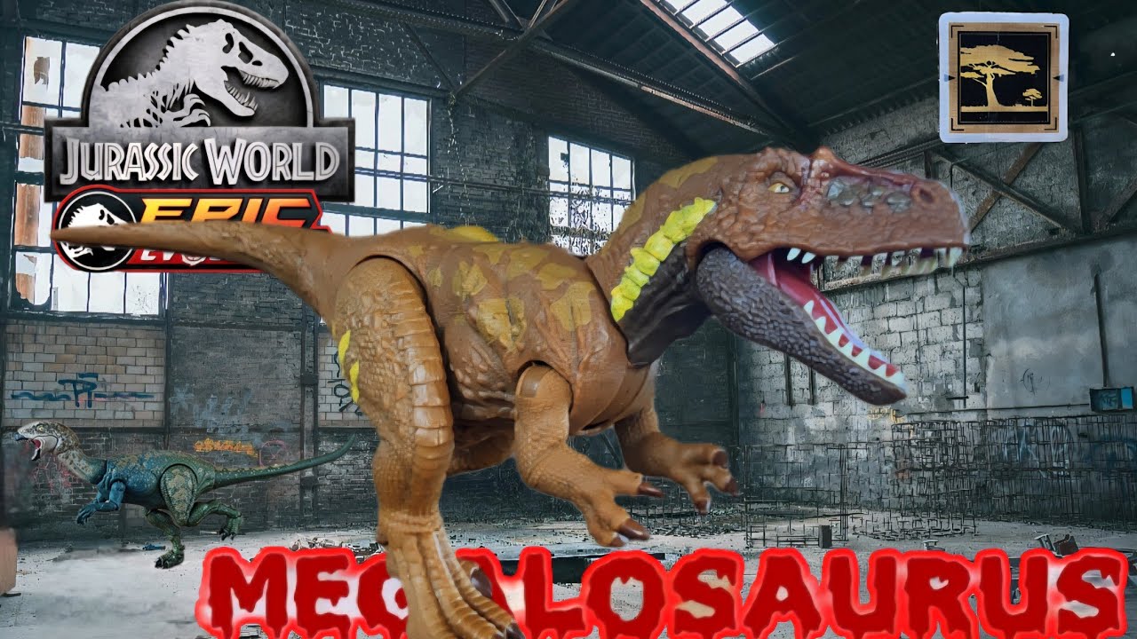 JW Epic Evolution: Megalosaurus 🔵Rare🔵 unboxing & review... - YouTube