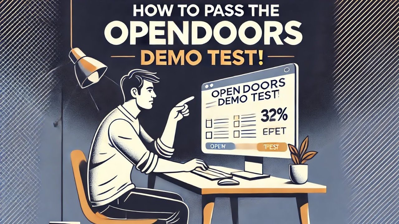 چگونه در آزمون دمو بورسیه تحصیلی OpenDoors را سپری کنیم؟ - YouTube