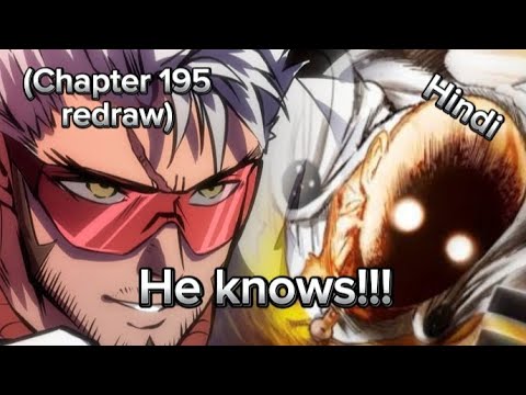 One Punch Man Manga Chapter 195 Redraw Full Explained in Hindi || This ...