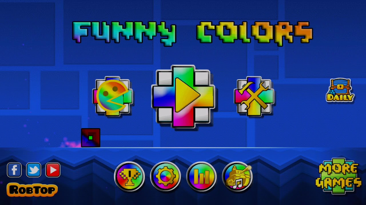 Texture pack geometry dash Rainbow - YouTube