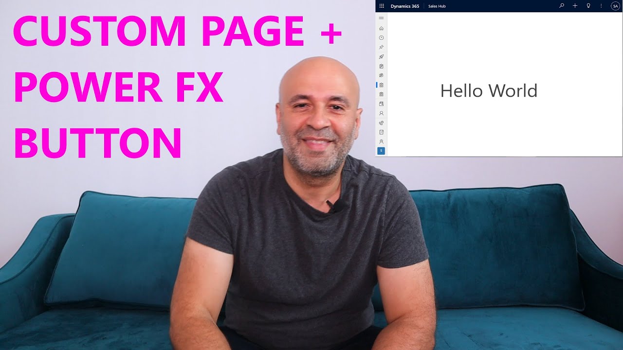 Custom Page with Power Fx Button | #PowerPlatformTV 056 - YouTube