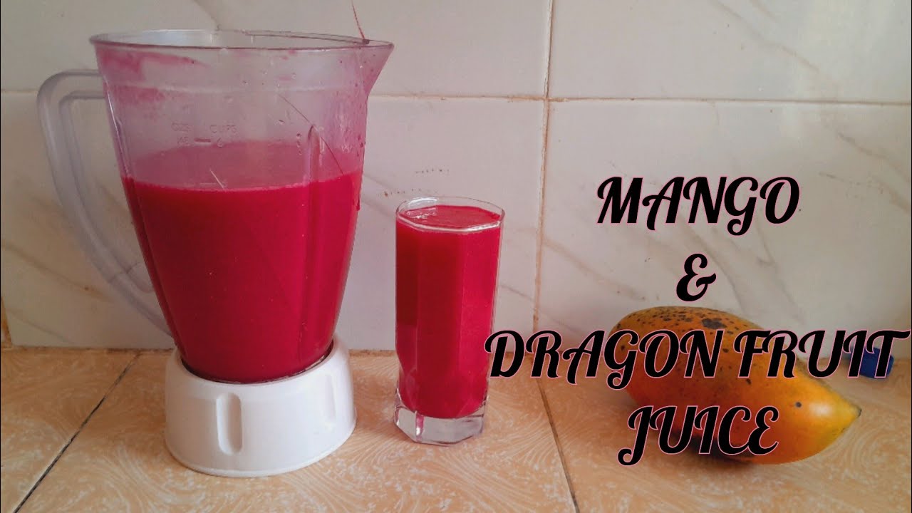 Level Up Your Juicing Skills: Mango and Dragon Fruit Juice Recipe - YouTube