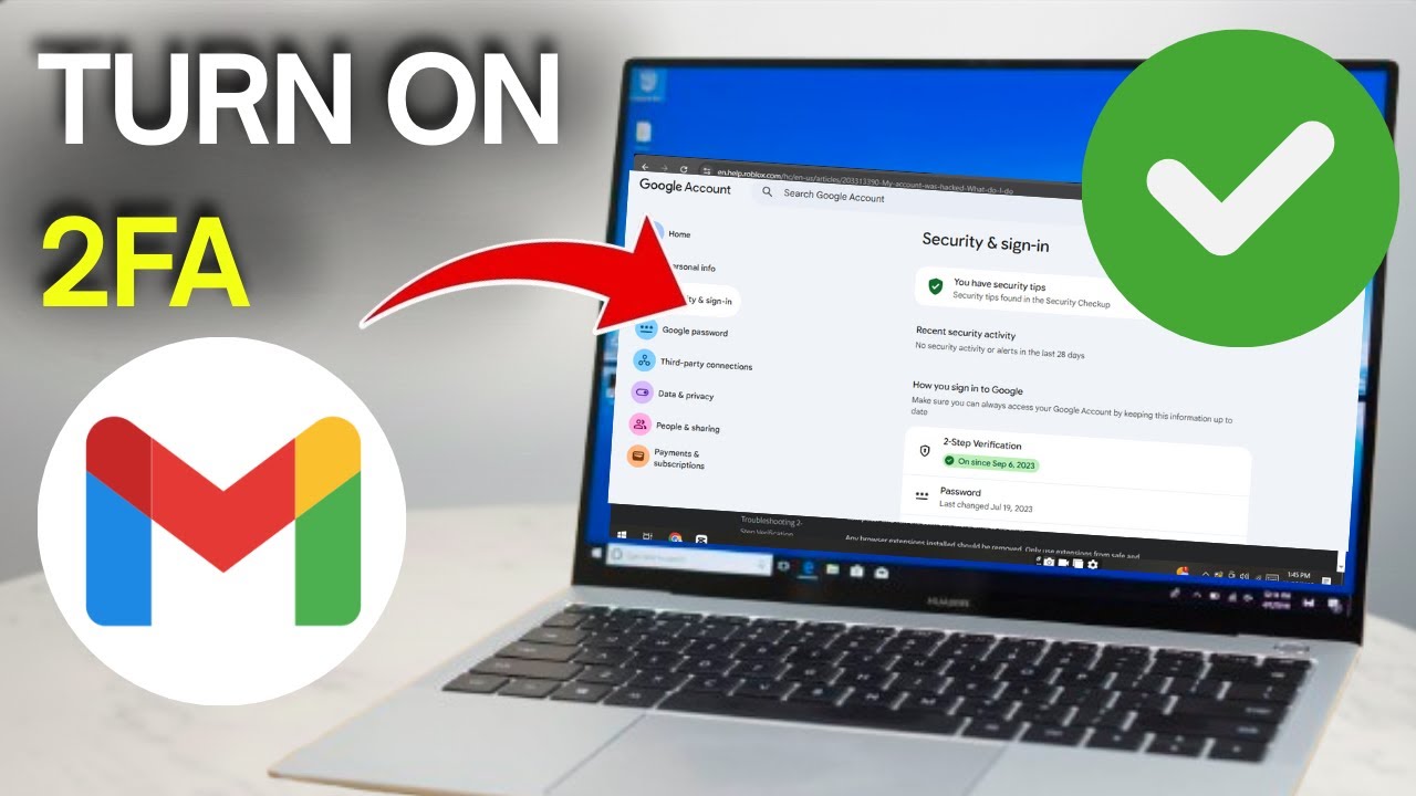 How to Turn on 2FA on Gmail - Enable Gmail Two Factor Authentication ...