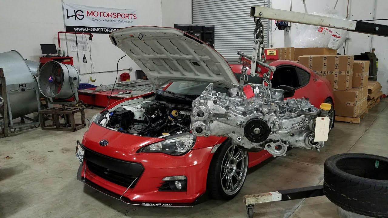 THE BRZ IS BACK WITH A BUILT MOTOR - YouTube