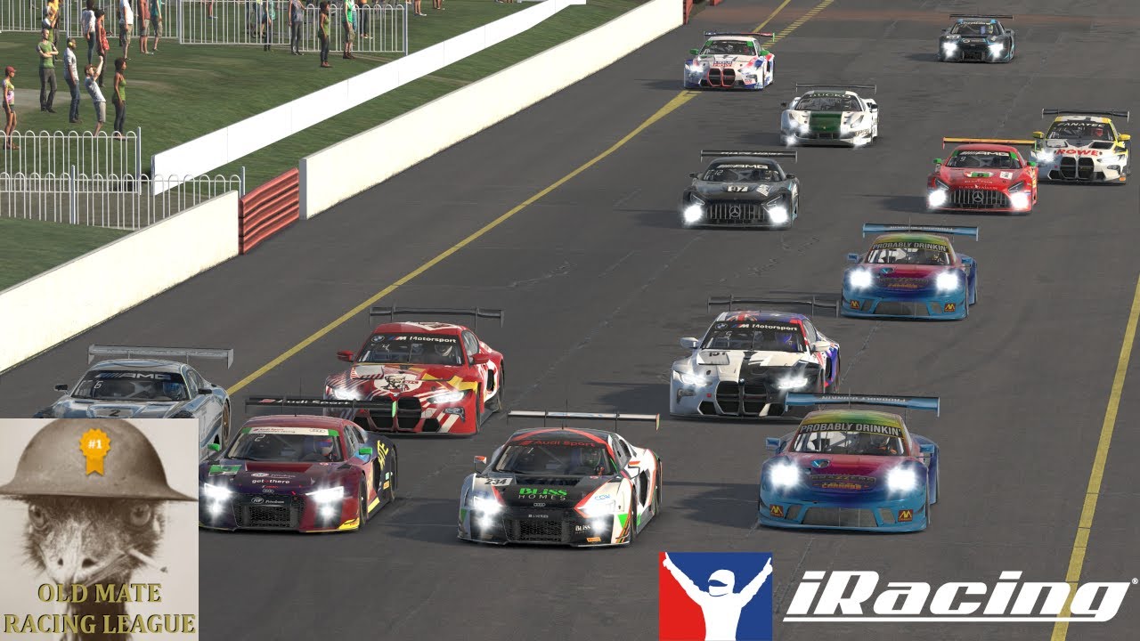 iRacing: Old Mate Racing League - The Sandown 90 (S5R2) - YouTube